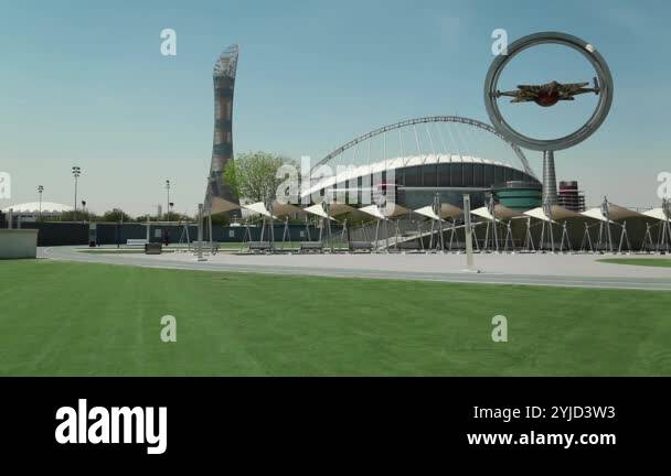 QATAR, DOHA, MARCH 26, 2018: Torch tower, also known as Aspire Tower ...