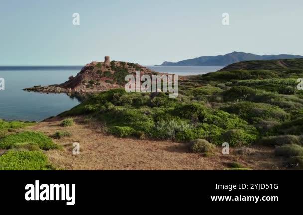 Historic watchtower overlooking sea Stock Videos & Footage - HD and 4K ...