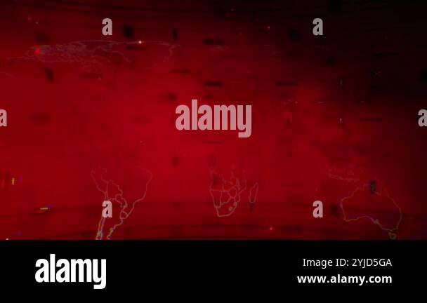 Abstract red world map Stock Videos & Footage - HD and 4K Video Clips ...
