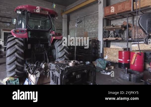 Diesel Engine Overhaul and Rebuild. Repair of the tractor engine Stock ...