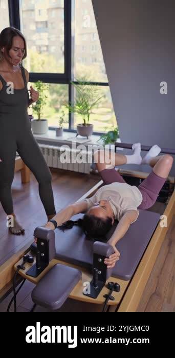 A comprehensive and effective Pilates workout ensuring proper foot ...