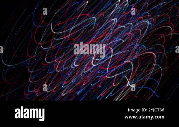 Futuristic Glowing Lines Background with Smooth, Flowing Motion ...