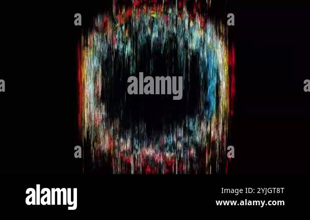 Abstract background with pixel noise artifacts. Glitched old-school ...