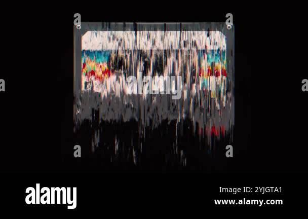 Abstract background with pixel noise artifacts. Glitched old-school ...