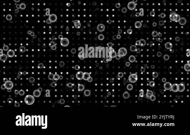 halftone dotted textured abstract background loop animation motion overlay, digital modern dots ...