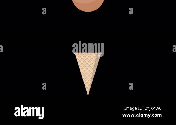 Sweet ice cream animation. Ice cream cone animation. Ice cream cone ...