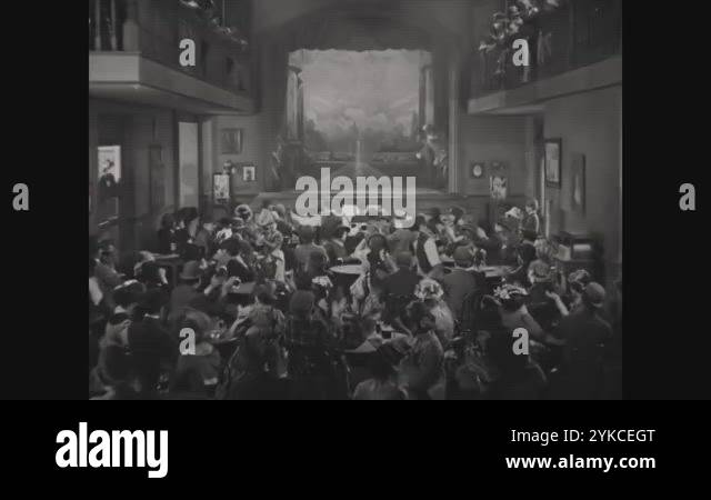 US - 1926, in this silent crime film, two men in blackface perform on ...