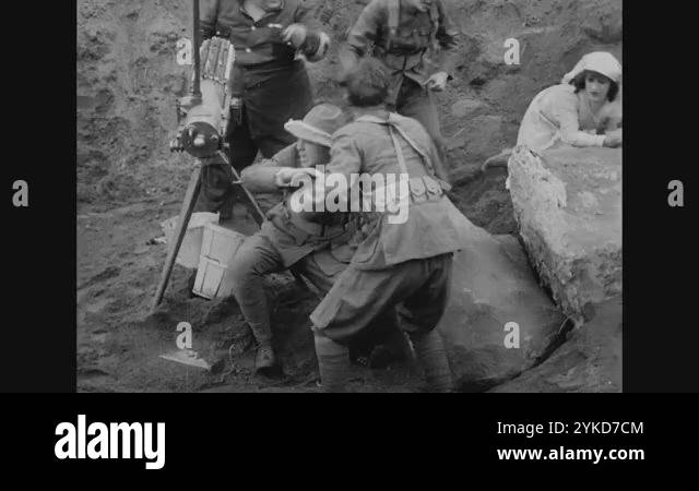 USA - 1917 - In this silent comedy, soldiers and an army doctor and ...