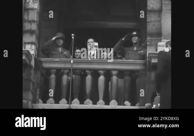 MAASTRICHT - 1945 - Lieutenant General William Simpson, Major General ...