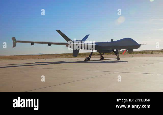 Laguna Army Airfield, AZ 03/26/24 UAV drone taxi and takeoff, Marine ...