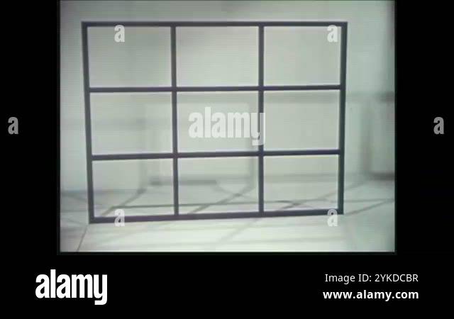 USA - 1950s - Examples of contrasting color schemes for a living room ...