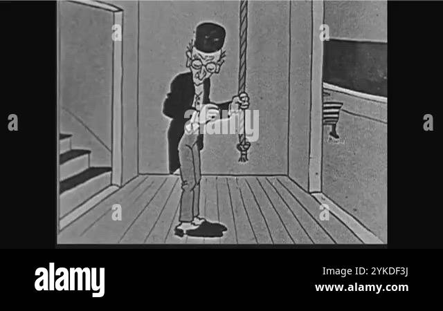 USA - 1917 - In this animated film, a school bell ringer is confused ...