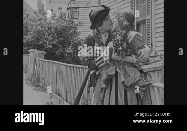US - 1916, in this silent drama, a soldier of the American ...