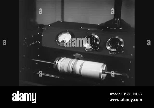 USA - 1937 - Animation is used to show how a photoelectric cell ...
