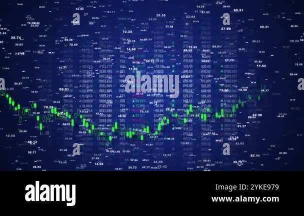 Stock market interface graph trade statistics charts concept. Crypto ...