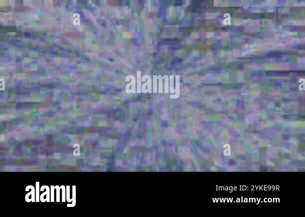 Abstract background featuring a digital glitch effect, distorting a ...