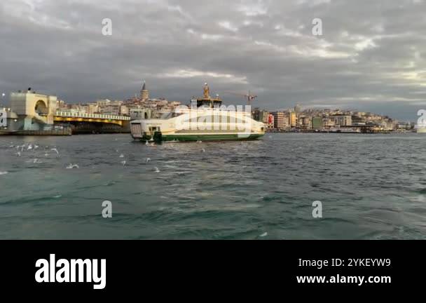 Istanbul, November 6, 2024. Istanbul's Historical Peninsula and Eminonu ...