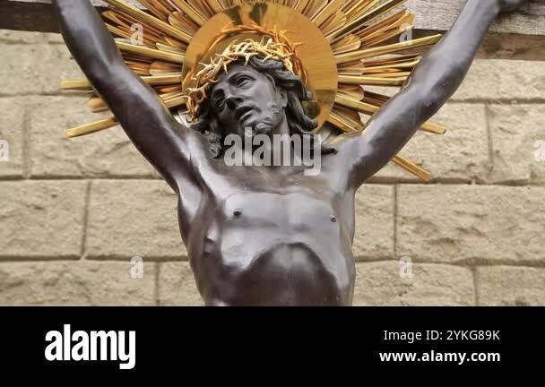 Crucifixion of Jesus of Nazareth. Crucifixion of Jesus Christ Stock Video Footage - Alamy