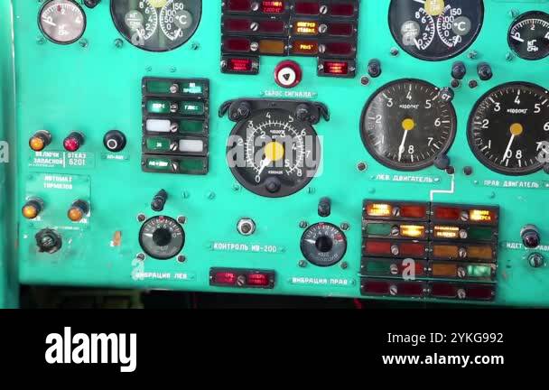 Vintage aircraft communication panel Stock Videos & Footage - HD and 4K ...