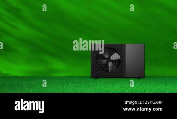 rotating fan of a heat pump energy as a heater and alternative energy ...