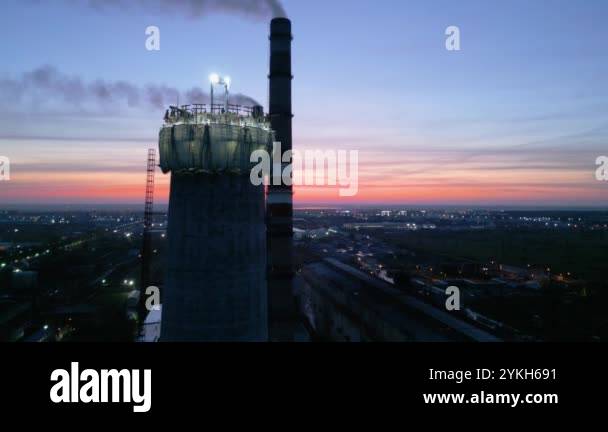 Workplace of a roofing team.Construction process of a nuclear power ...