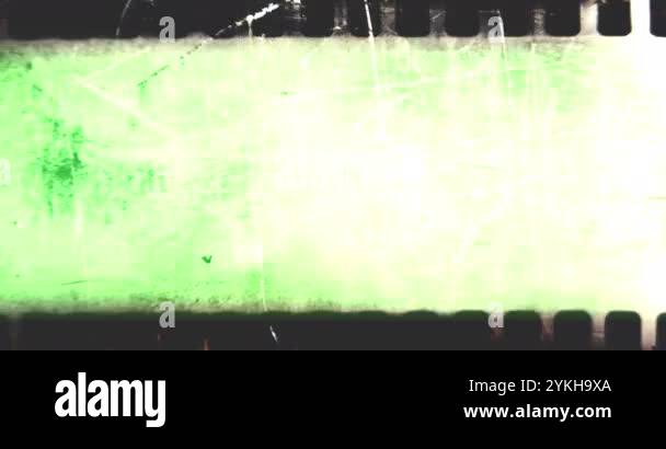 film strip transition, with chroma key green screen background, effect ...