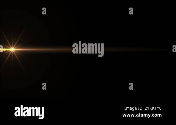 Light effects black screen overlay with glowing lighting particles ...