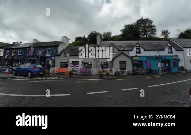 KILLARY, IRELAND - JULY 27, 2024: The village on Killary Fjord stunning ...