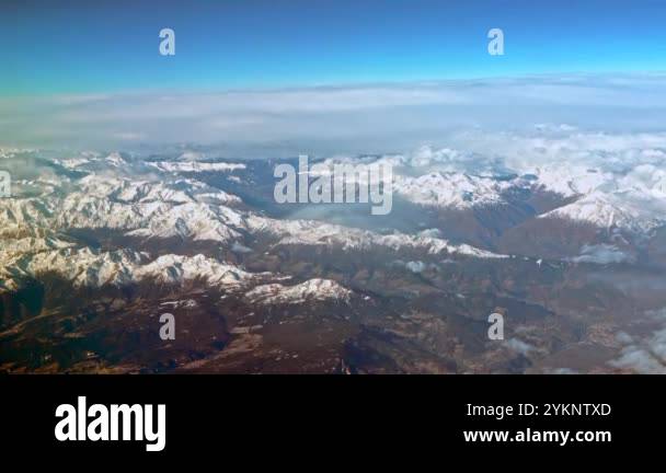 Ice capped peaks in the high alps Stock Videos & Footage - HD and 4K ...