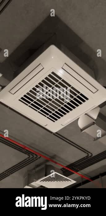 Electrical and ventilation systems, connections with cables and metal ...