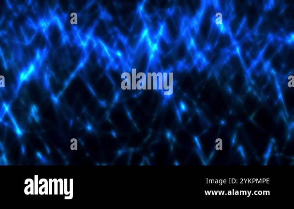 Blue cybernetic connected plexus structure blue electric effect ...