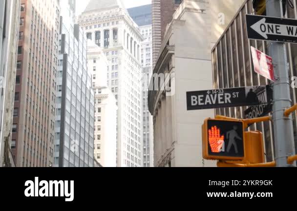 New York City, United States. Manhattan Downtown Financial District ...