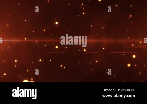 Abstract space background with flying bright particles of light and ...