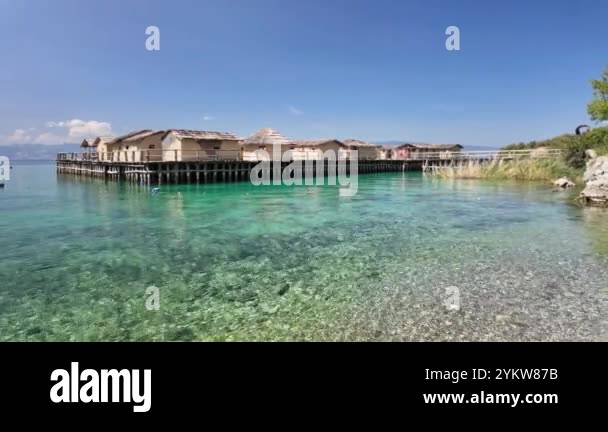 Bay of bones archaeological museum showcasing reconstructed prehistoric ...