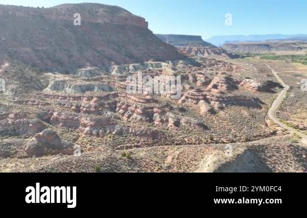 Aerial Fly Through: Explore the vast desert of Grafton, Utah, with ...