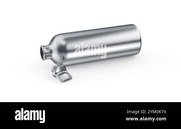 Silver metal bottle Stock Videos & Footage - HD and 4K Video Clips - Alamy