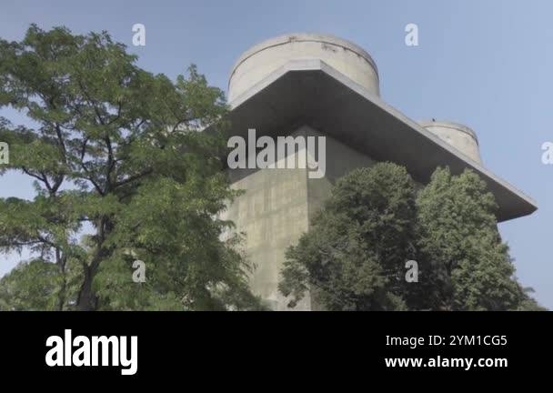 August 26, 2024. Vienna, Austria. Flak bunker of second world war ...