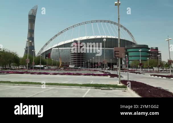 QATAR, DOHA, MARCH 26, 2018: Torch tower, also known as Aspire Tower ...