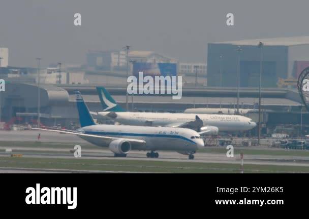 BANGKOK, THAILAND - MARCH 01, 2023: Airplane Boeing 787 Dreamliner, 4X ...