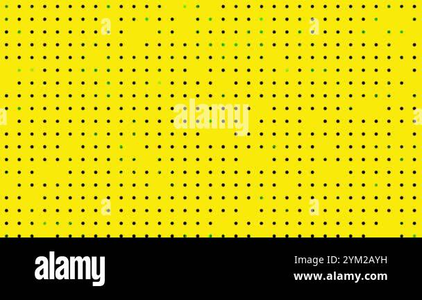 yellow halftone retro textured abstract background, seamless loop animation, motion texture ...