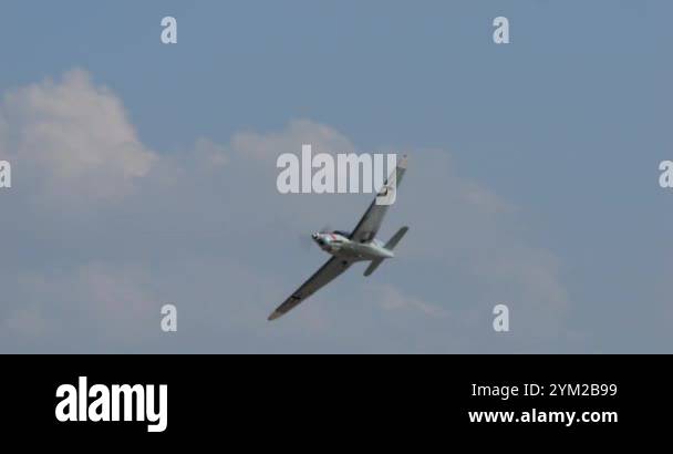 Padova Italy June 22 2024: Nazi aircraft from World War II flying at ...