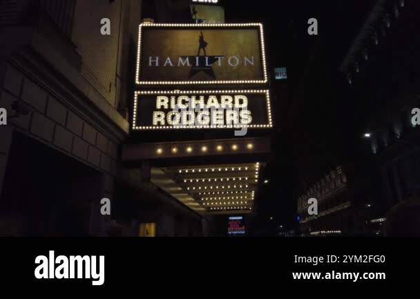 Richard rodgers theater hamilton Stock Videos & Footage - HD and 4K ...
