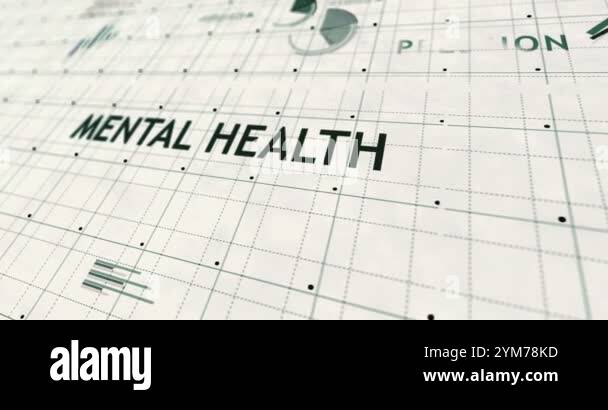Mental health and depression crisis charts and graphs colorful diagram ...