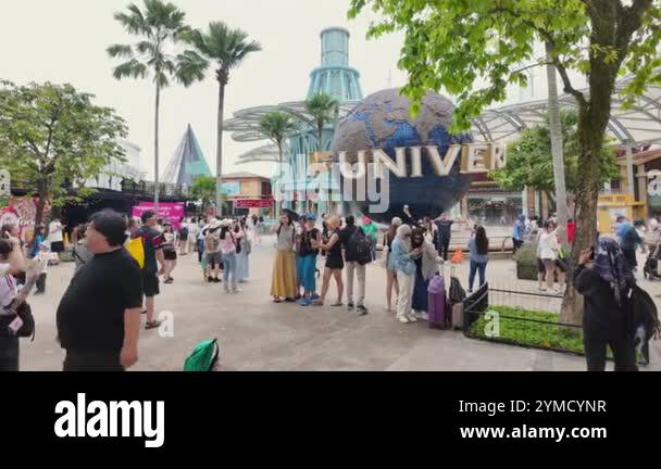 Universal studios singapore theme park Stock Videos & Footage - HD and ...