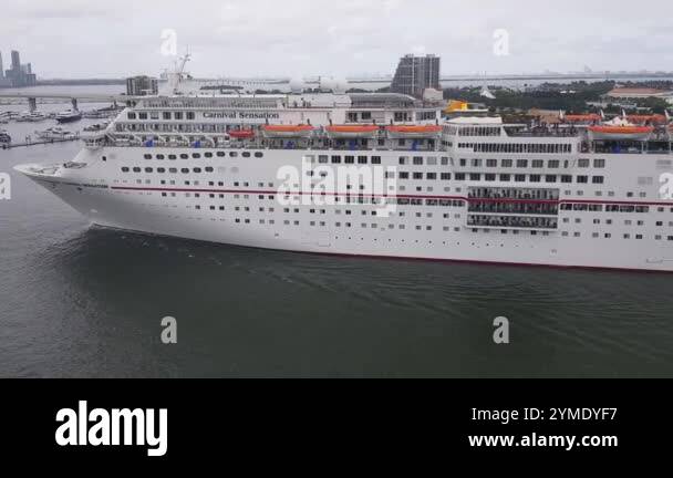 Experience the grandeur of a majestic cruise ship sailing through ...
