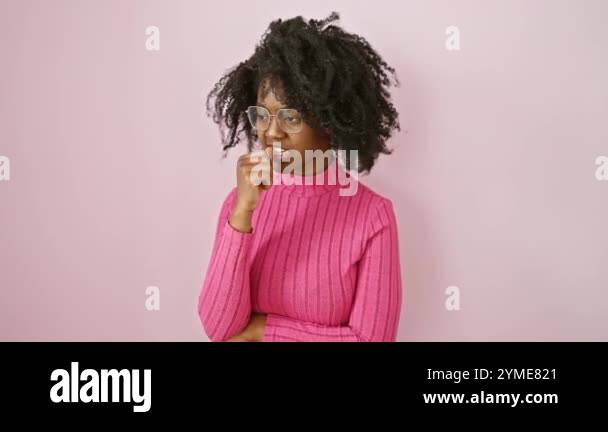Beautiful woman biting glasses Stock Videos & Footage - HD and 4K Video ...
