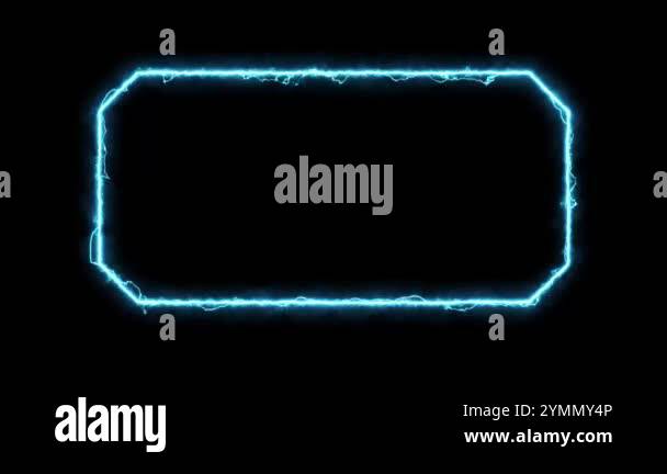 neon box frame animated neon banner frame background red blue purple ...