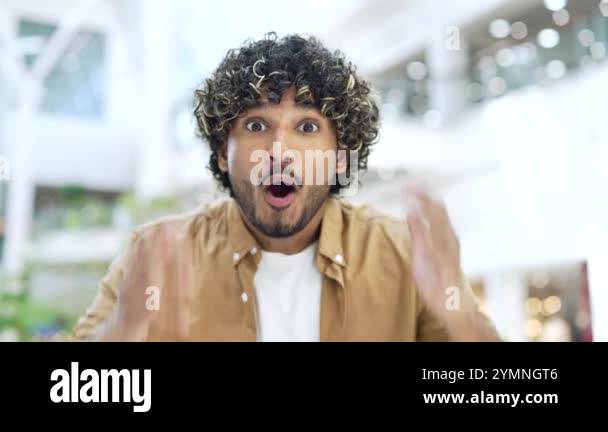 Portrait shocked shopper amazed Stock Videos & Footage - HD and 4K ...