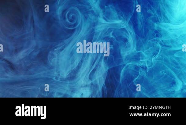 Mist swirl texture. Paint water flow. Blue color splash vapor floating ...