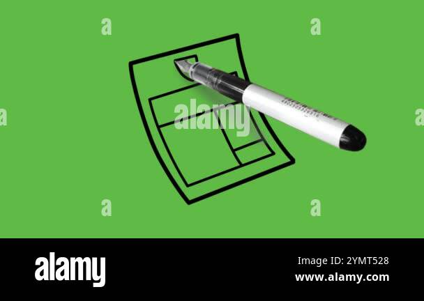 draw rectangle shape paper written rough ESTIMATE on it with black ...